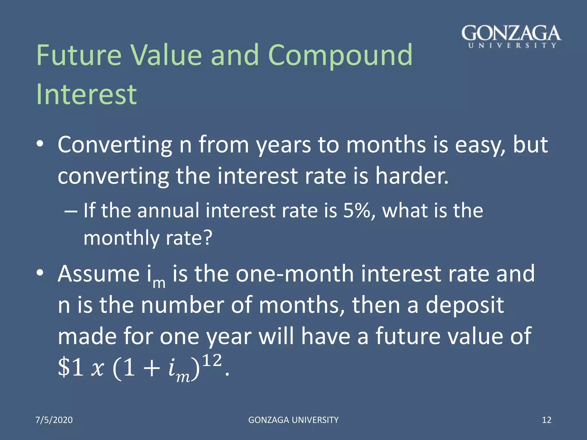 Lecture 4 - Interest Rates | PPTX