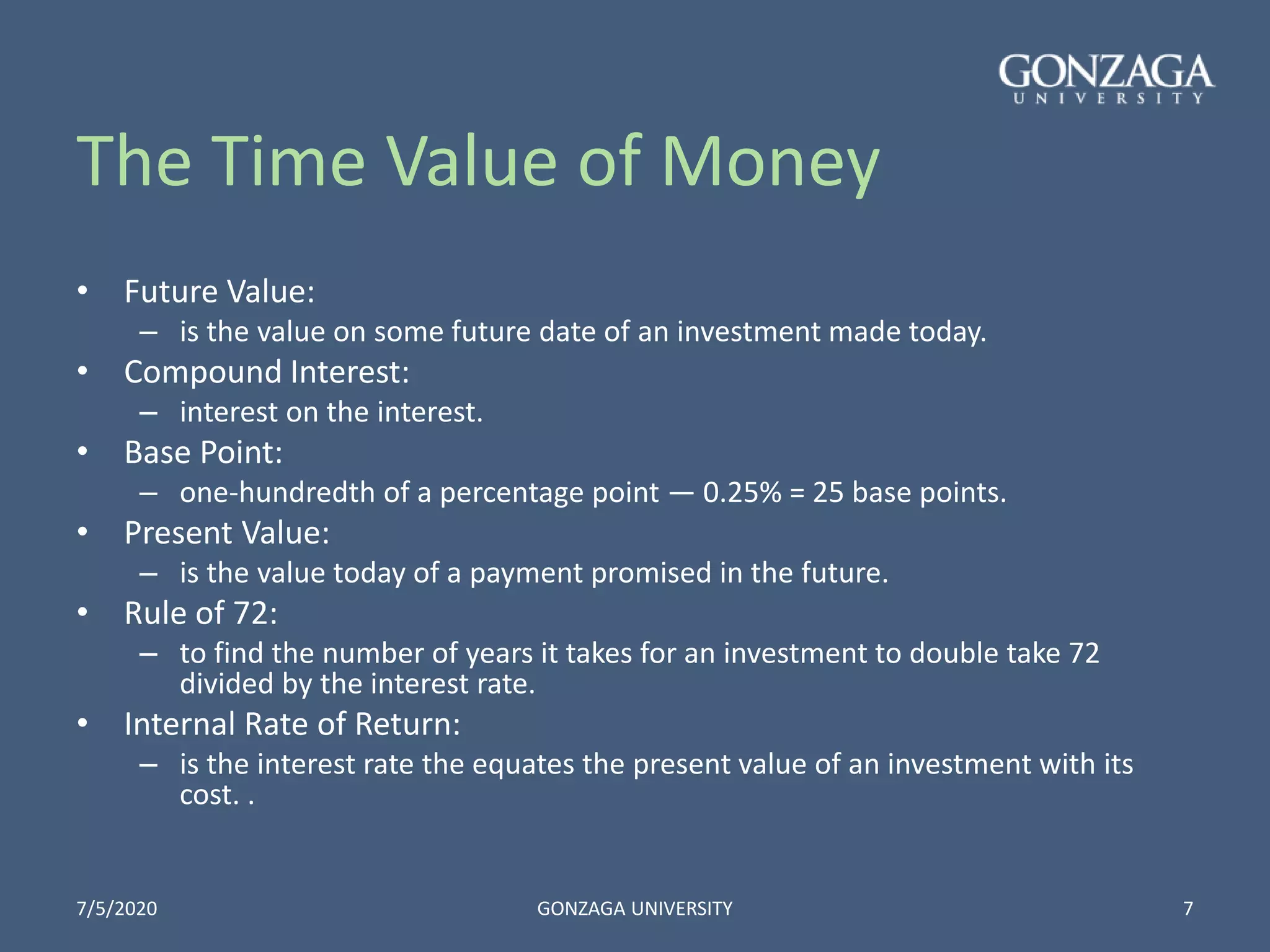 Lecture 4 - Interest Rates | PPTX