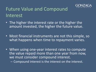 Lecture 4 - Interest Rates | PPTX