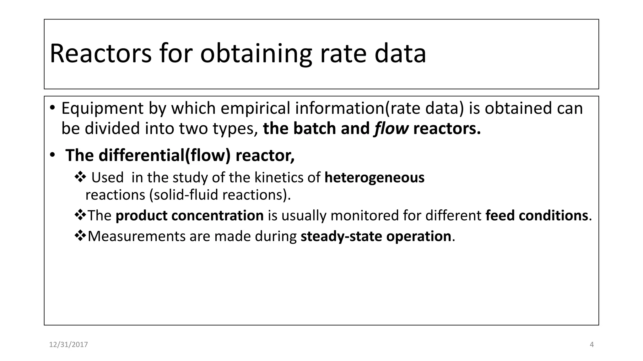 Interpretation of batch rate equations | PPTX