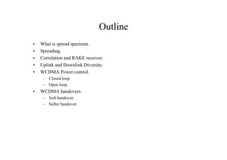 Lecture intro to_wcdma | PPT