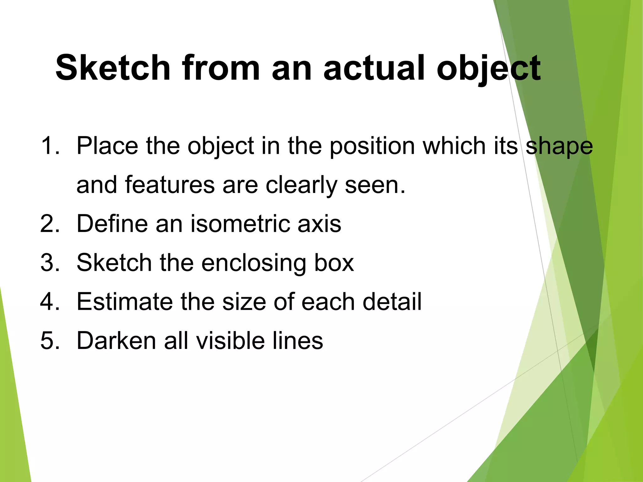 Isometric View of an Object | PPTX