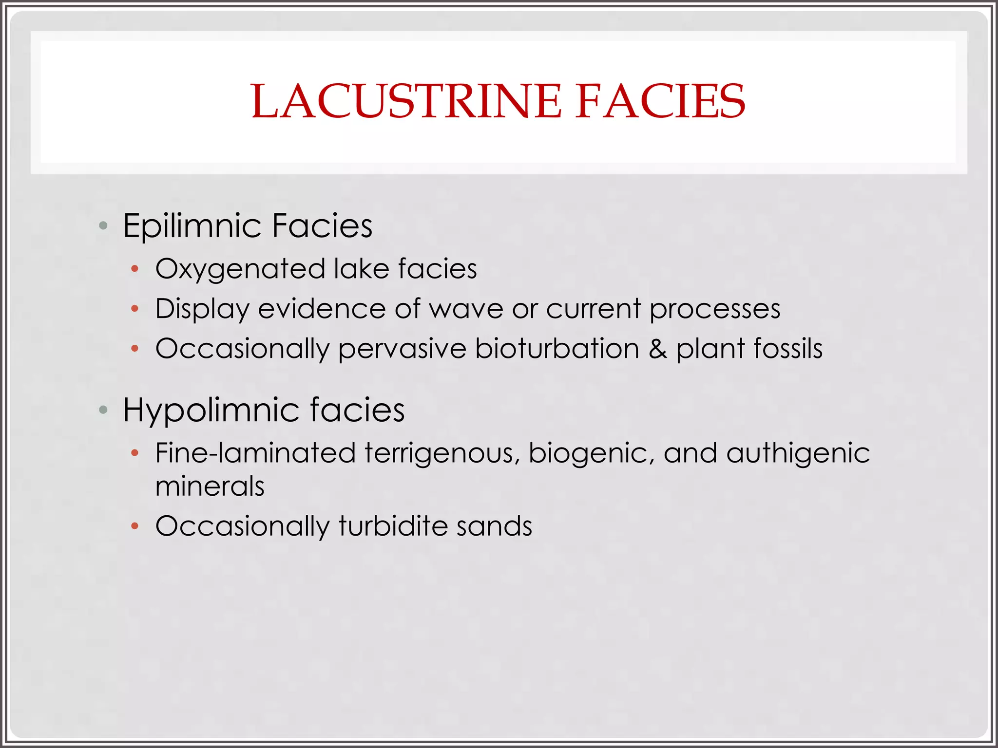 Lacustrine | PPTX