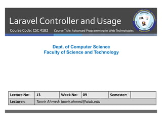 Lecture 4_Laravel Controller and Data Pass-Route.pptx