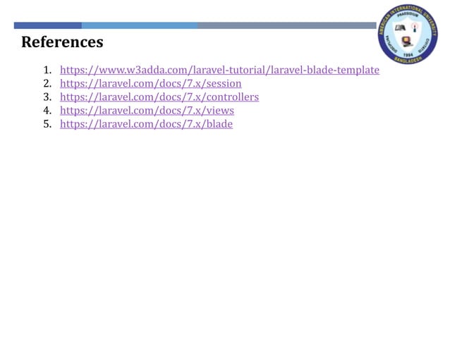 Lecture 4_Laravel Controller and Data Pass-Route.pptx | Web Development | Internet