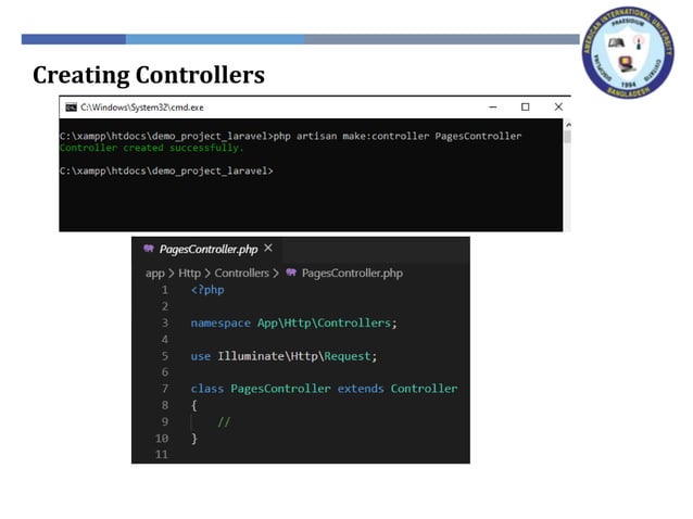 Lecture 4_Laravel Controller and Data Pass-Route.pptx Lecture 4_Laravel Controller and Data Pass-Route.pptx
