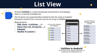 Lecture 4: Android All Kinds of Lists.pptx