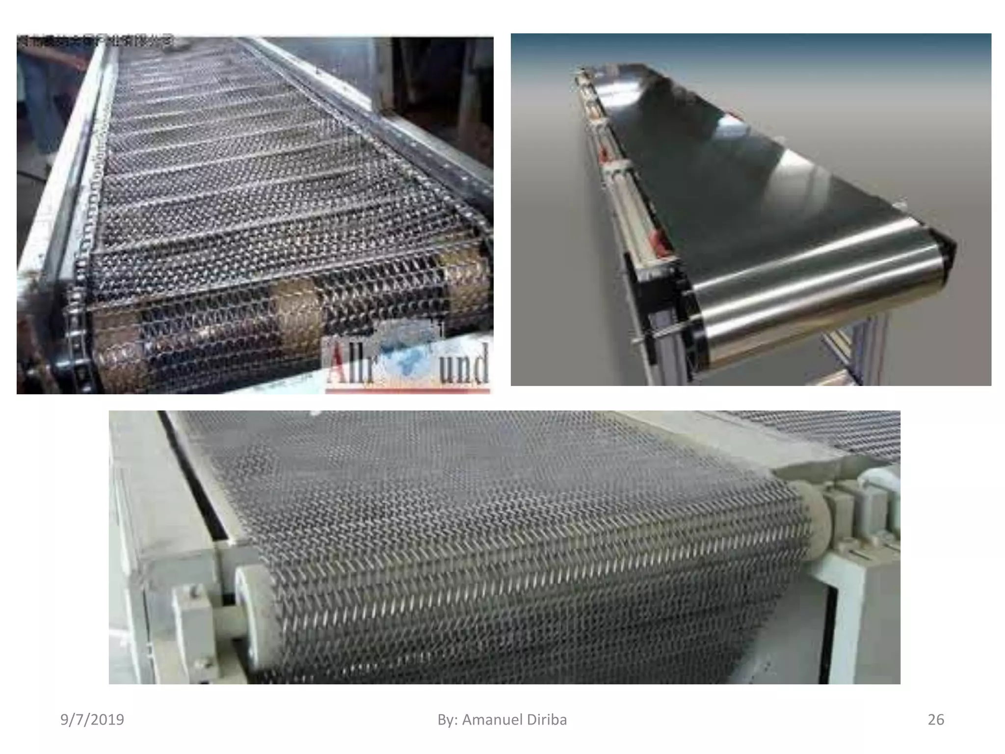 Lecture 4 Material Handling Equipment (Conveyors) | PPTX