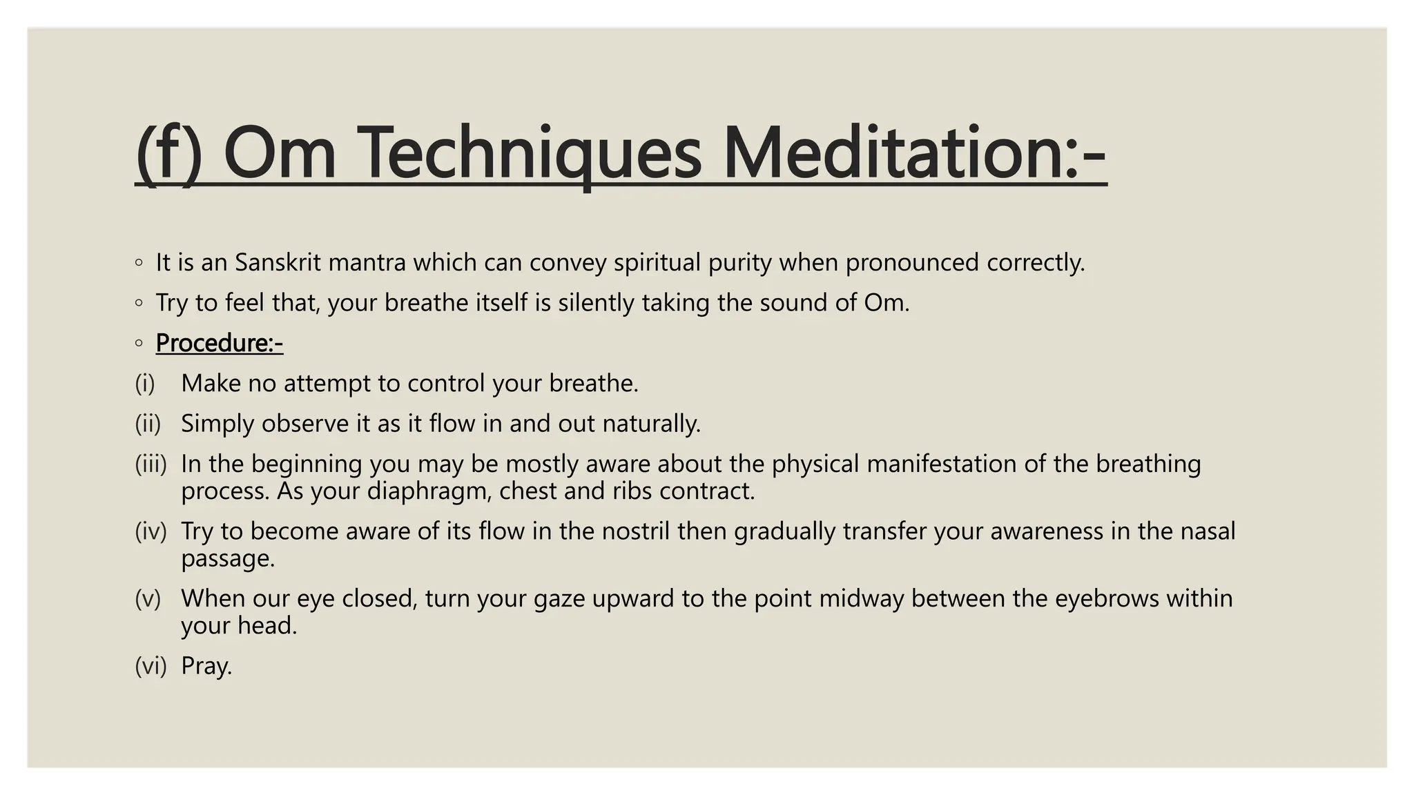 Lecture 4 Meditation.pptx, By Dr. Prashant Kaushik | PPTX