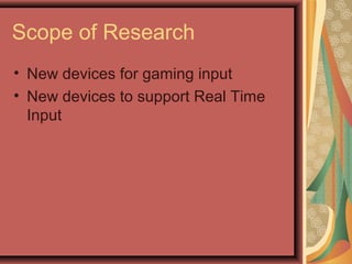 Multimedia Input Devices | PPT