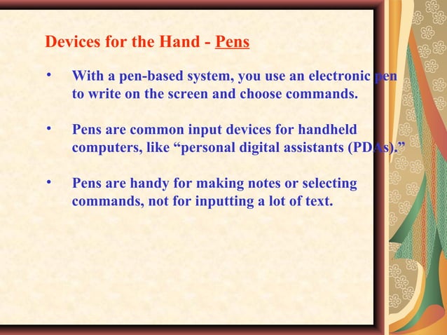 Multimedia Input Devices | PPT