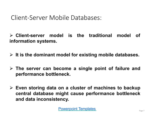 Lecture 4 mobile database system | PPT