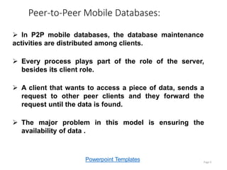 Lecture 4 mobile database system | PPT