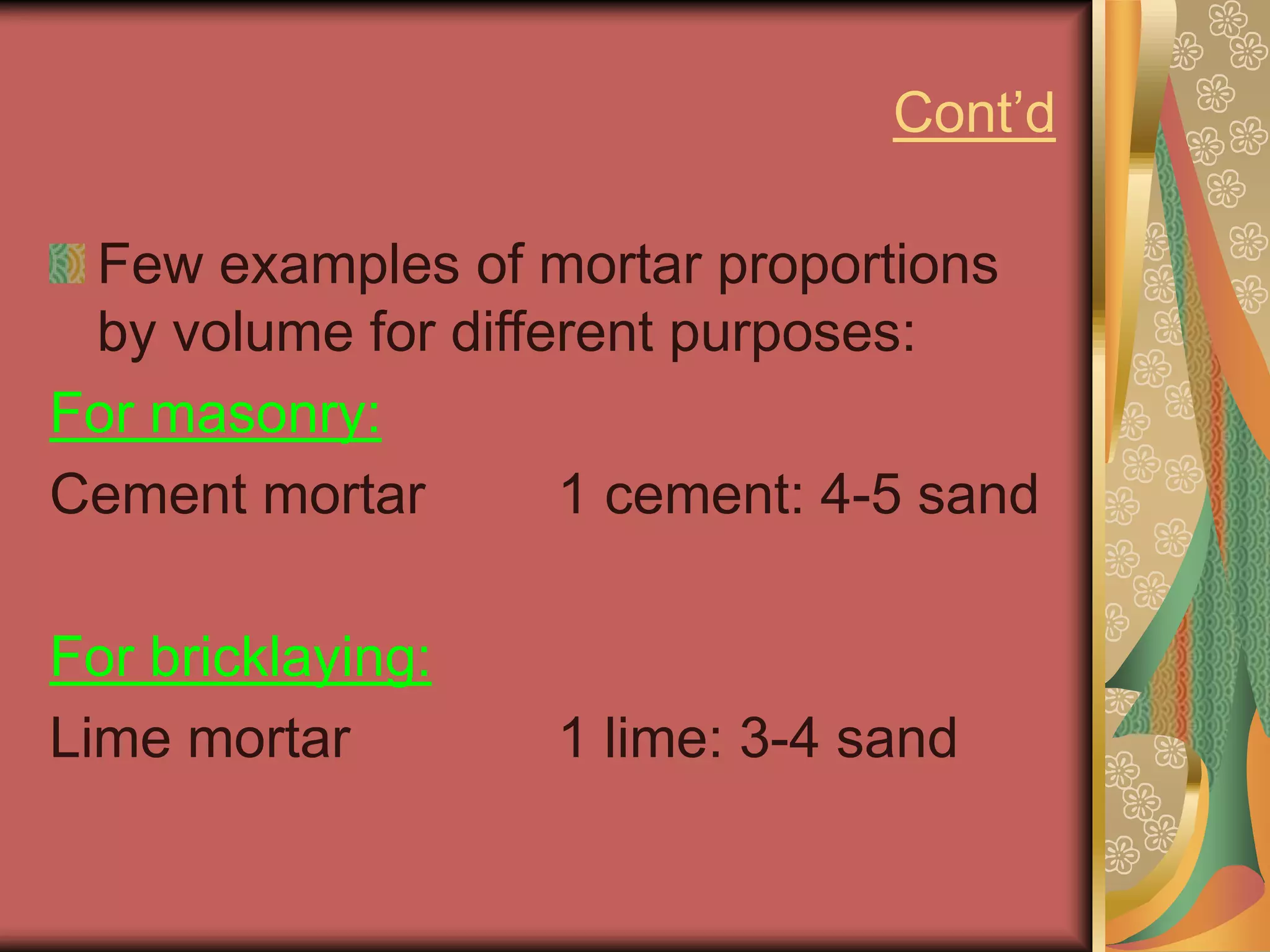 Mortar | PPT