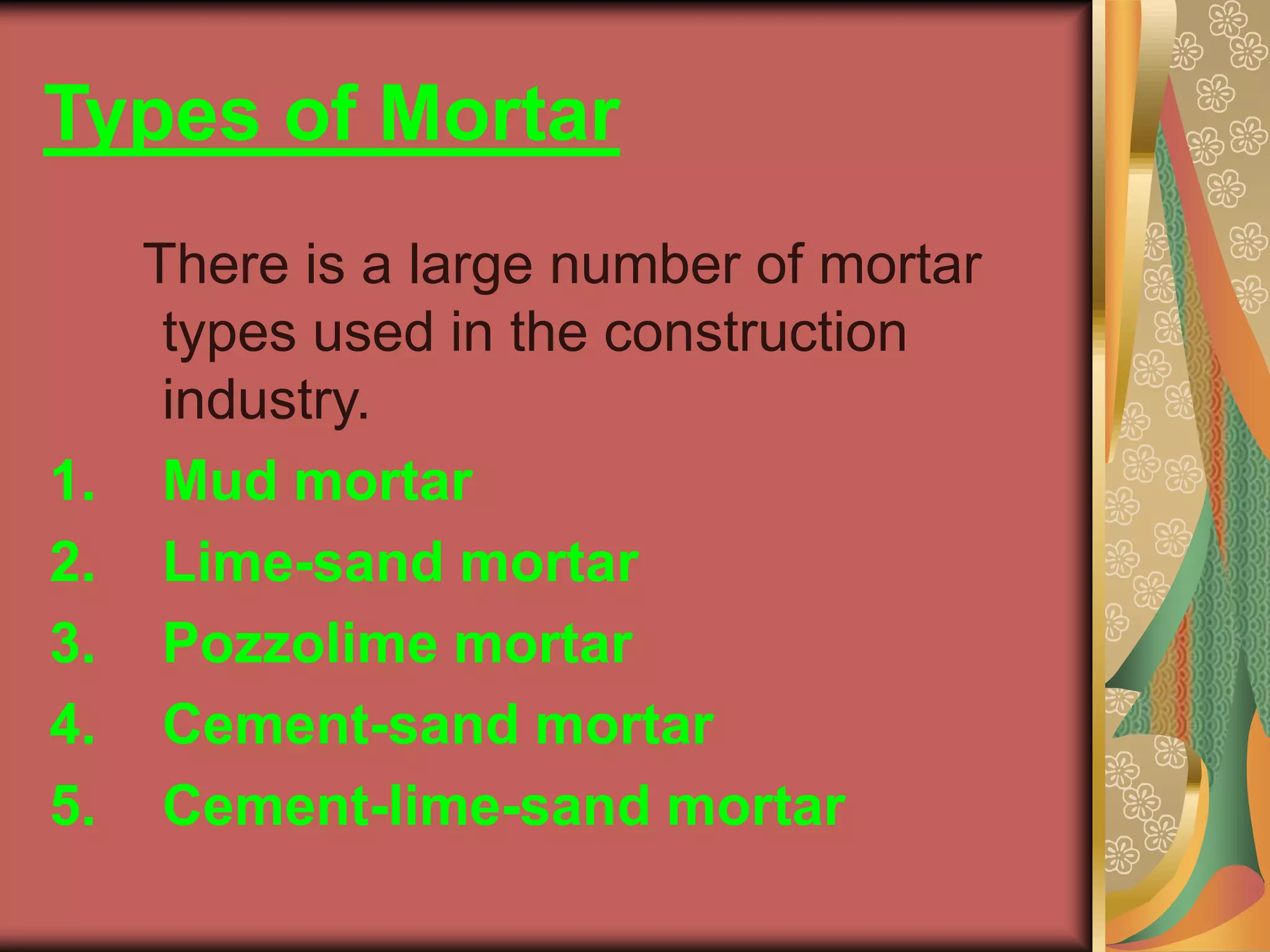 Mortar | PPT