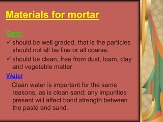 lecture 4MORTAR.ppt