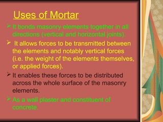 lecture 4MORTAR for construction works(2).ppt