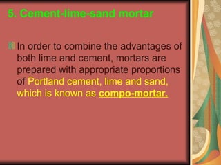 lecture 4MORTAR for construction works(2).ppt