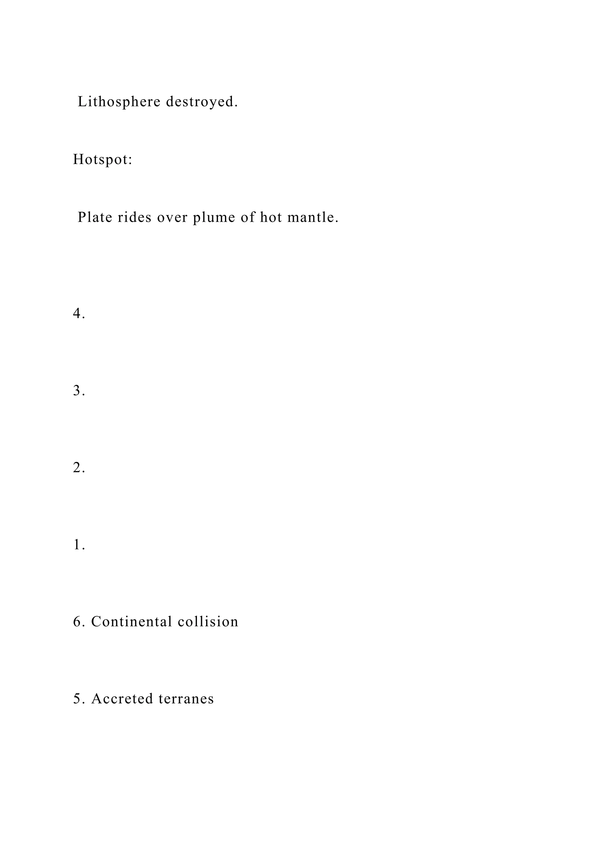 Lecture 4 Outline Plate Tectonics – Mechanisms and MarginsL.docx