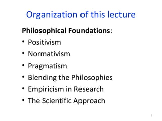 Lecture4 philosophical foundations_chap4 | PPT