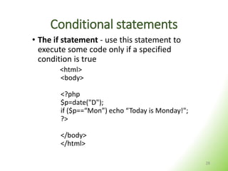 Lecture4 php by okello erick | PPTX