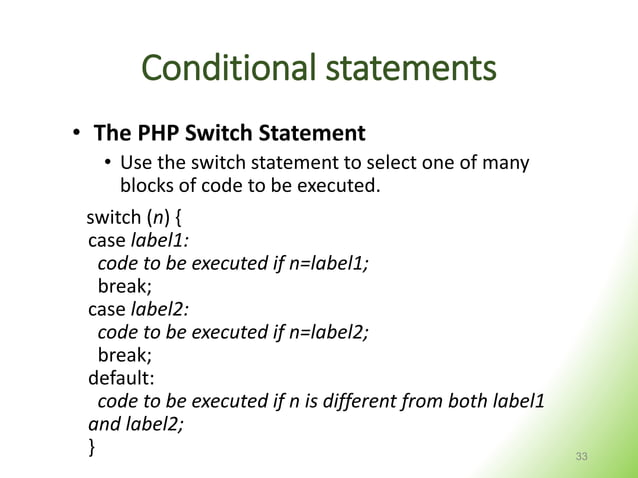 Lecture4 php by okello erick | PPTX