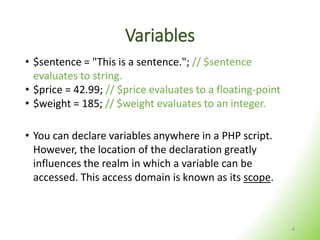 Lecture4 php by okello erick | PPTX