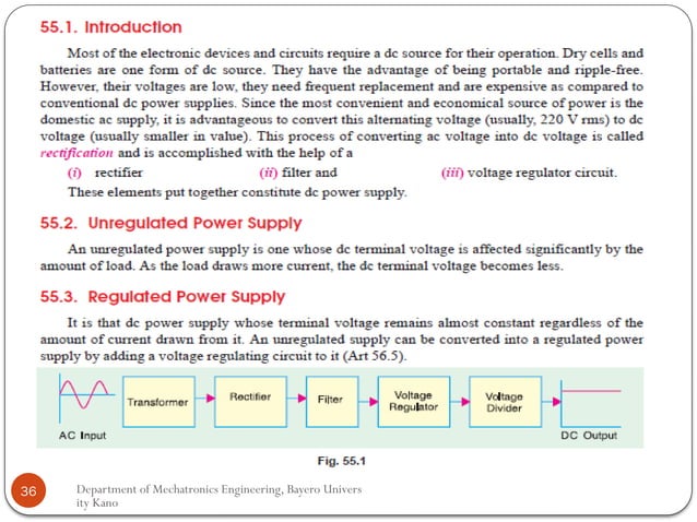 Lecture 4 Power Supplies and Regulators .pptx