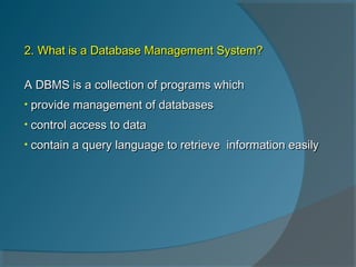 Database Management System Lecture #4 | PPT