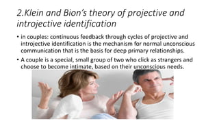 Lecture 4 psychodynamic couple counselling | PPTX