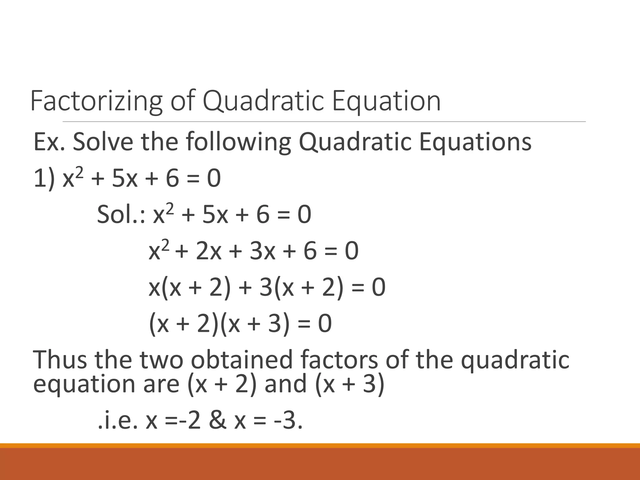 Lecture 4 Quadratic Functions And Equationspdf