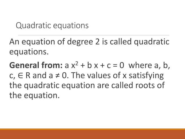 Lecture 4 Quadratic functions & Equations.pdf