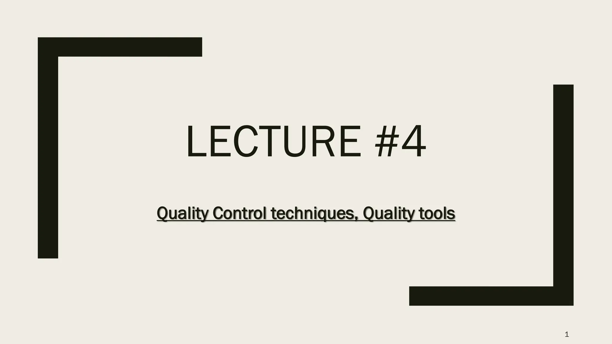 Lecture_4_Quality Control Tools.pdf / en | PDF