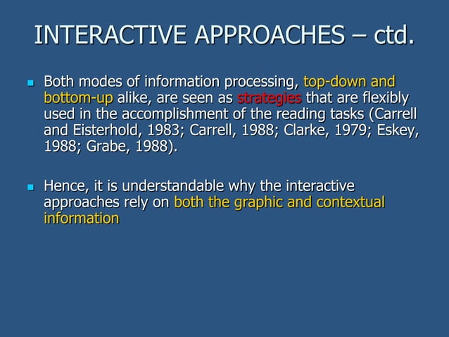 Lecture 4 reading models (2) | PPT