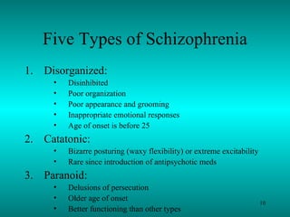Lecture 4 Schizophrenia Disorders | PPT