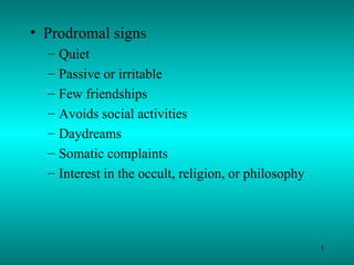 Lecture 4 Schizophrenia Disorders | PPT