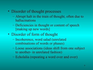 Lecture 4 Schizophrenia Disorders | PPT