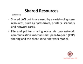Lecture 4 sharing of resources on network | PDF