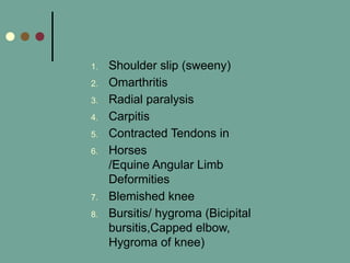 Lecture 4 Shoulder slip (sweeny)^J bicipital bursitis^J omarthritis^J ...