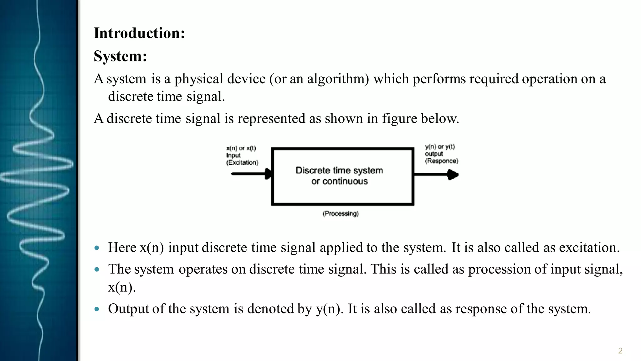 Lecture 4: Classification of system | PDF