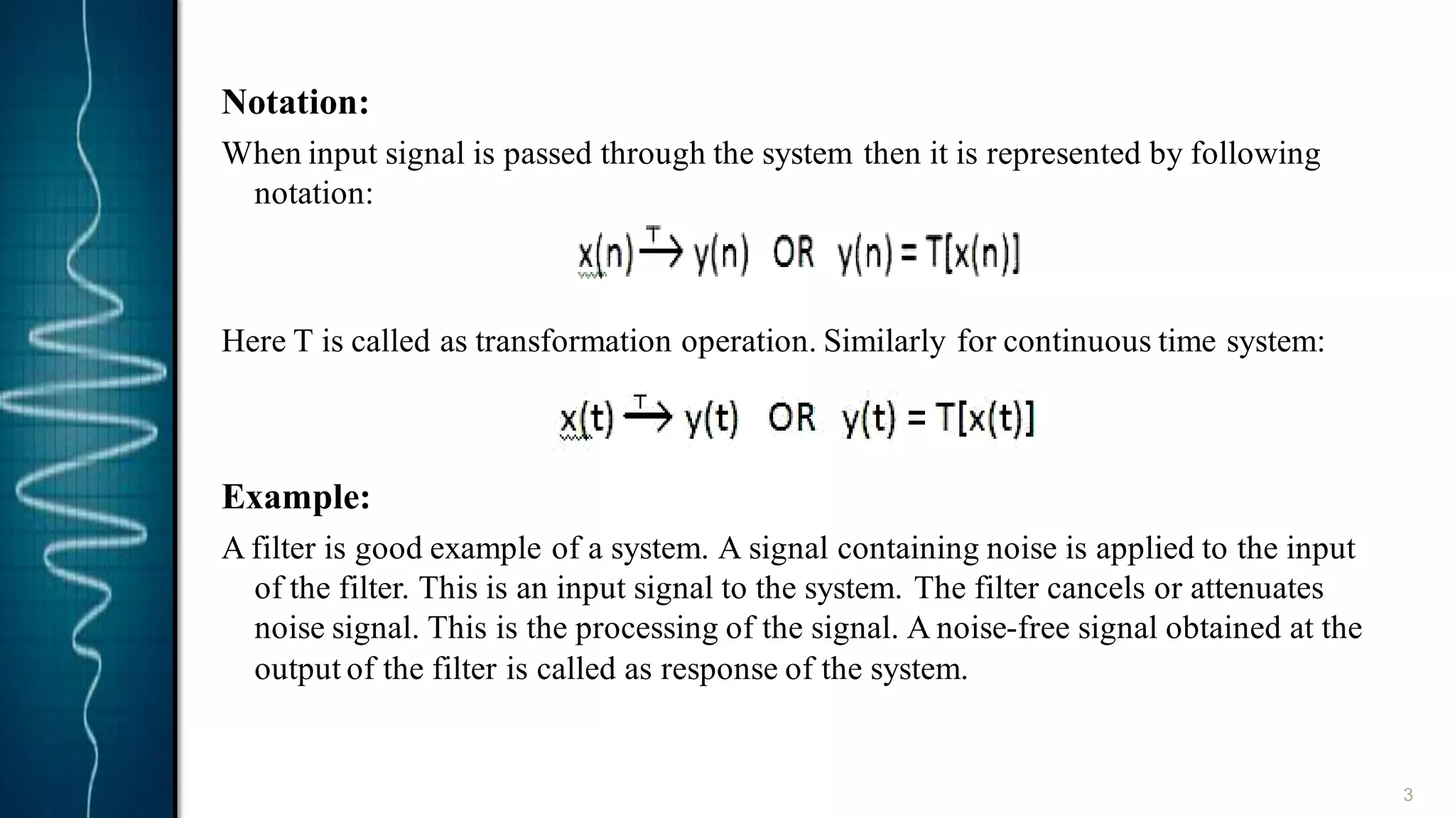 Lecture 4: Classification of system | PDF