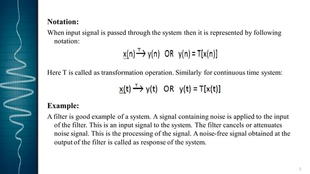 Lecture 4: Classification of system | PDF
