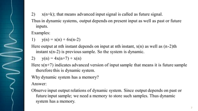 Lecture 4: Classification of system | PDF