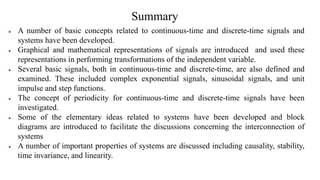 Lecture 4 Signals & Systems.pdf | Physics | Science
