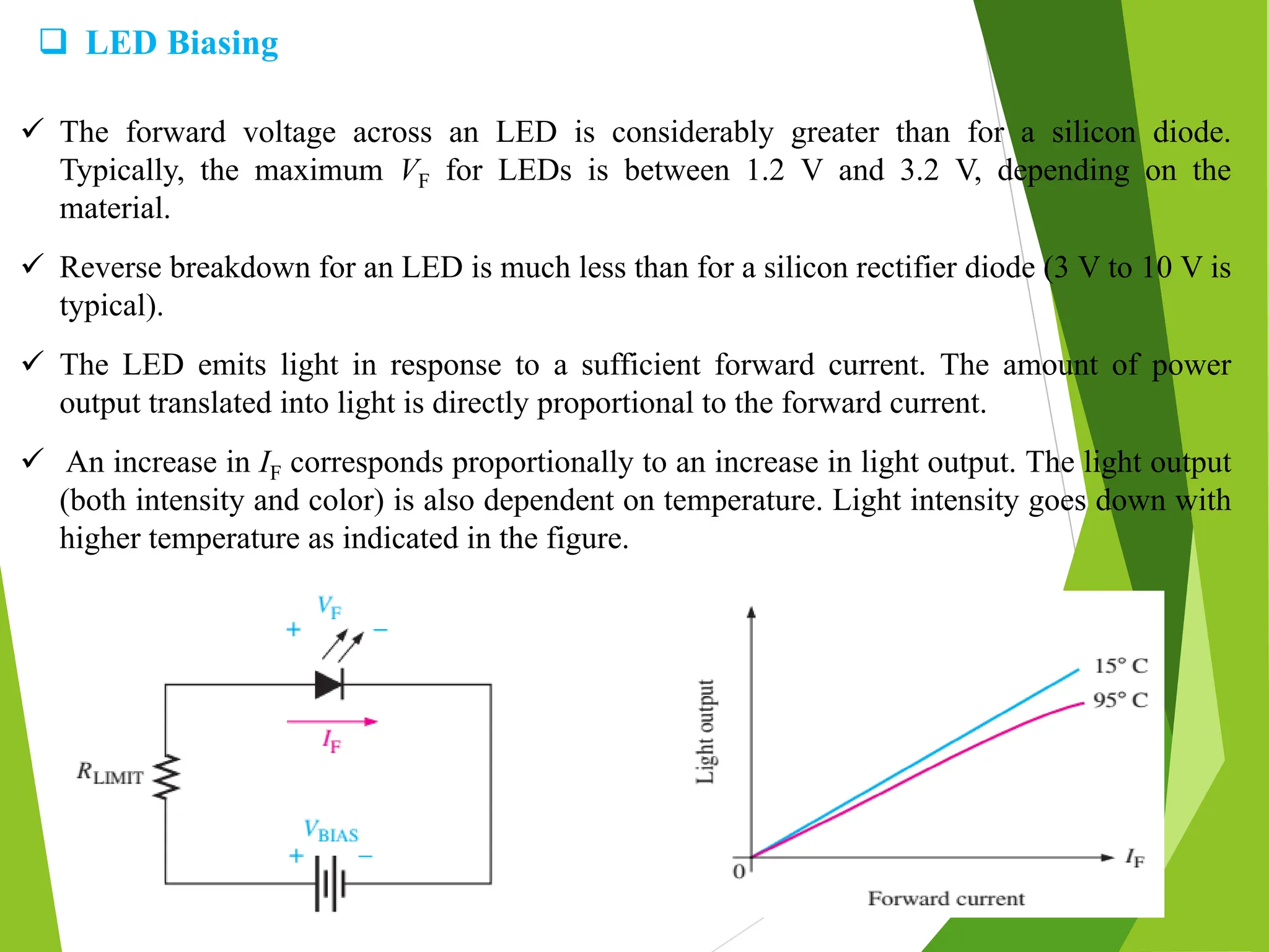 Special Diodes zener, led, photodiode and varactors | PPT