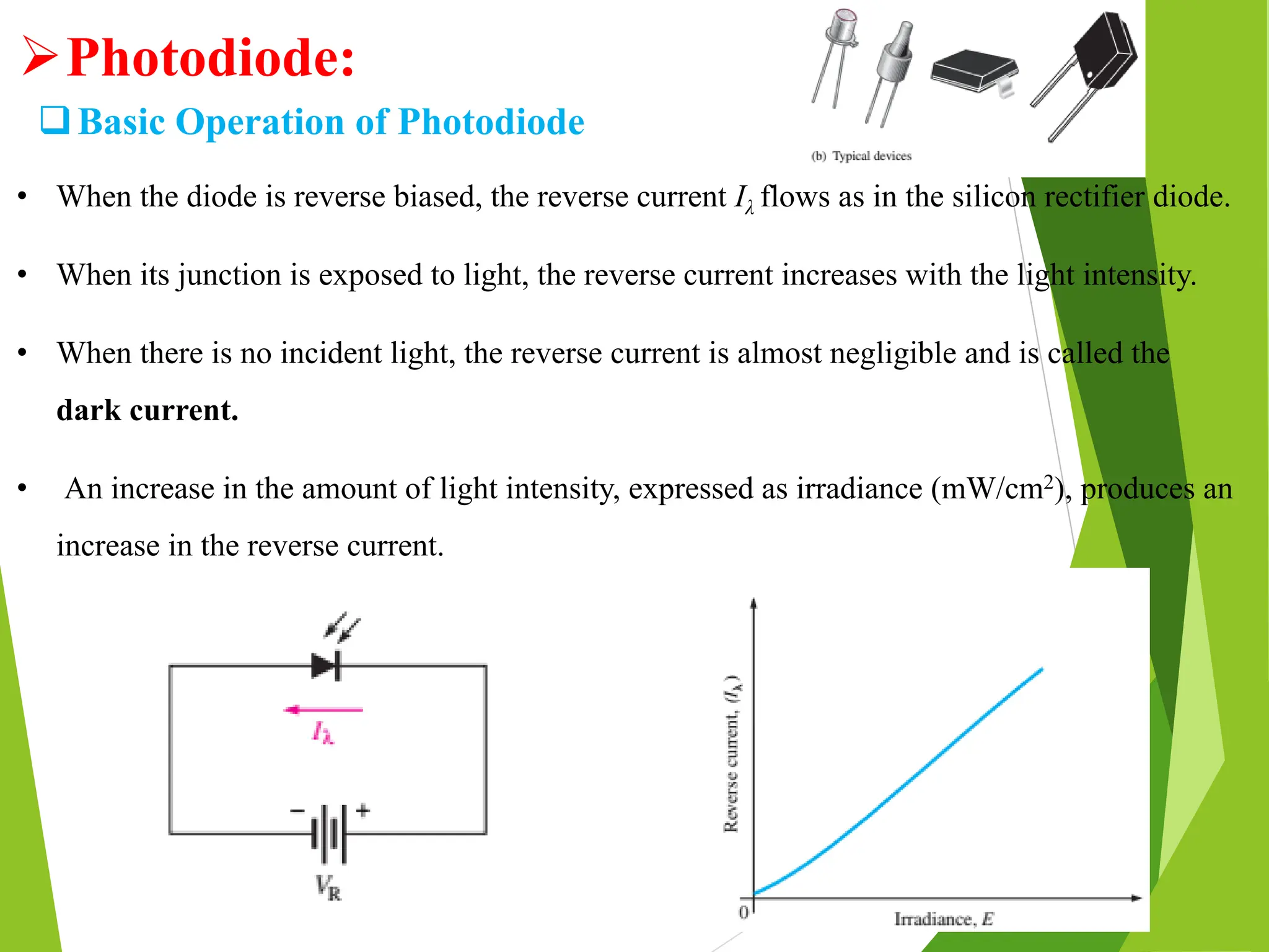 Special Diodes zener, led, photodiode and varactors | PPT