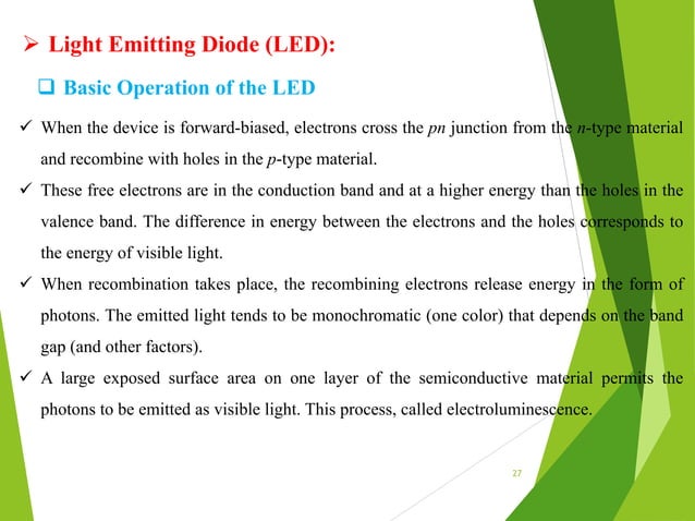 Special Diodes zener, led, photodiode and varactors | PPT