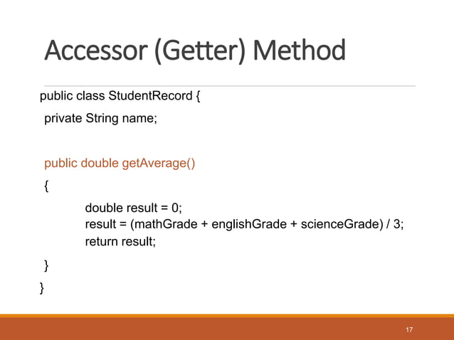 Lecture 4 Static Variables And Methods Pptx