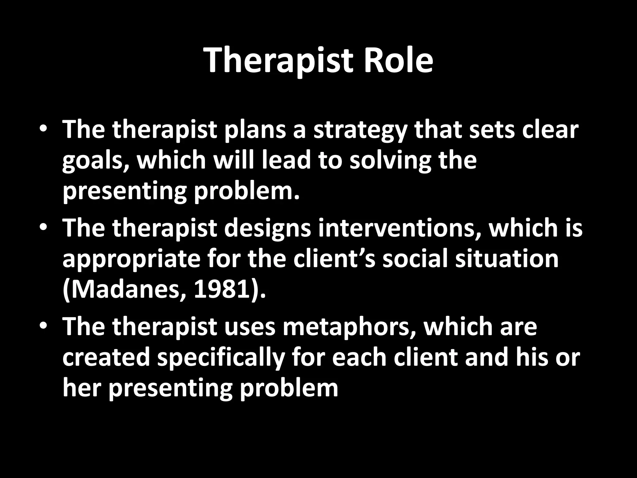 Lecture 4 strategic family therapy | PPTX