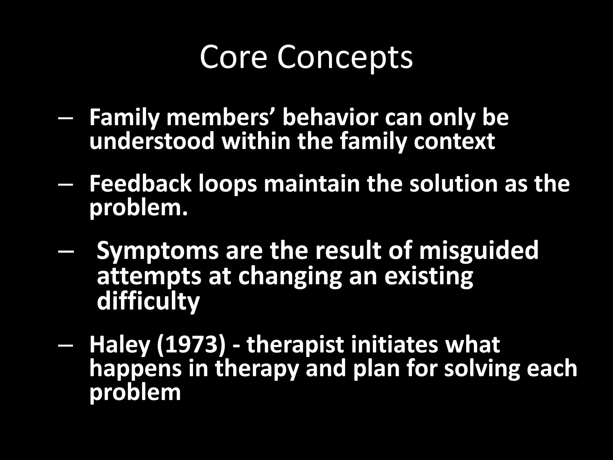 Lecture 4 strategic family therapy | PPTX